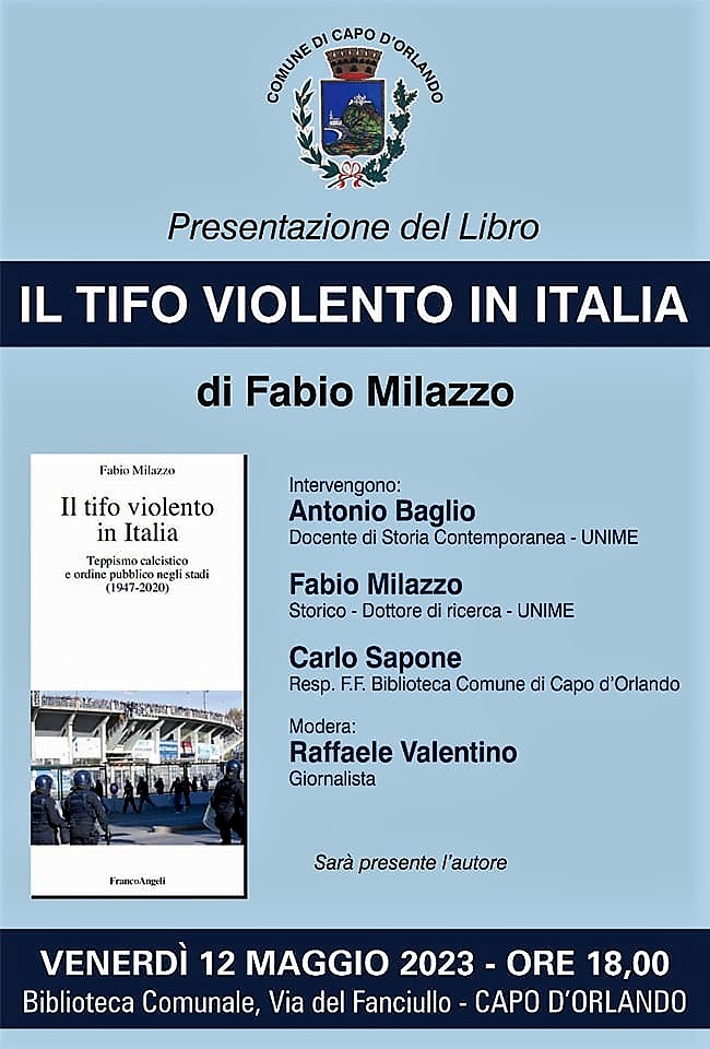 Intervista su Amnotizie.it e presentazione del libro “Il tifo violento ...